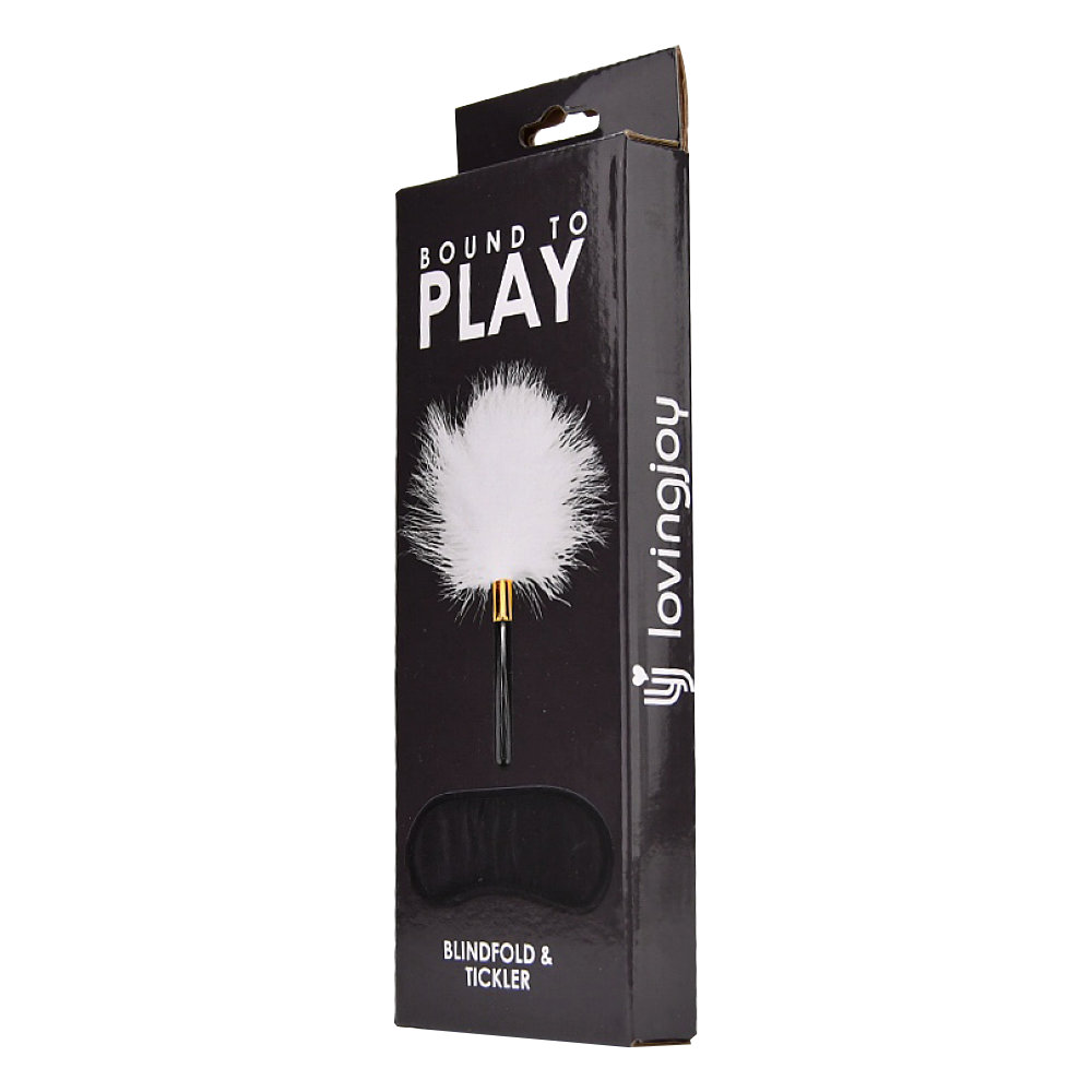 Bound to Play. Eye Mask and Feather Tickler Play Kit | Sumptuous Pleasure